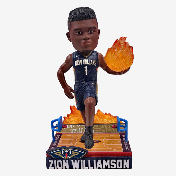 Zion Williamson New Orleans Pelicans On Fire Bobblehead NBA – National ...