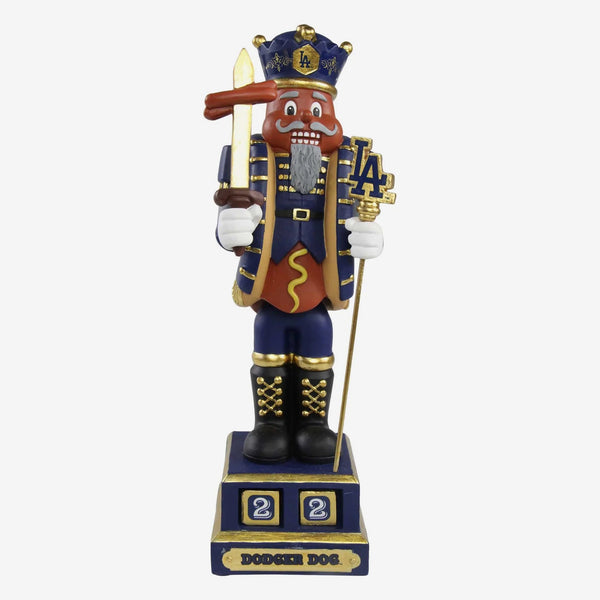 Dodger Dog Los Angeles Dodgers December Bobble of Month Nutcracker Bob ...