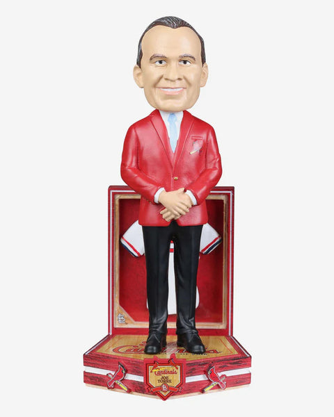 Joe Torres St. Louis Cardinals 2022 Red Jacket MLB Baseball Bobblehead ...