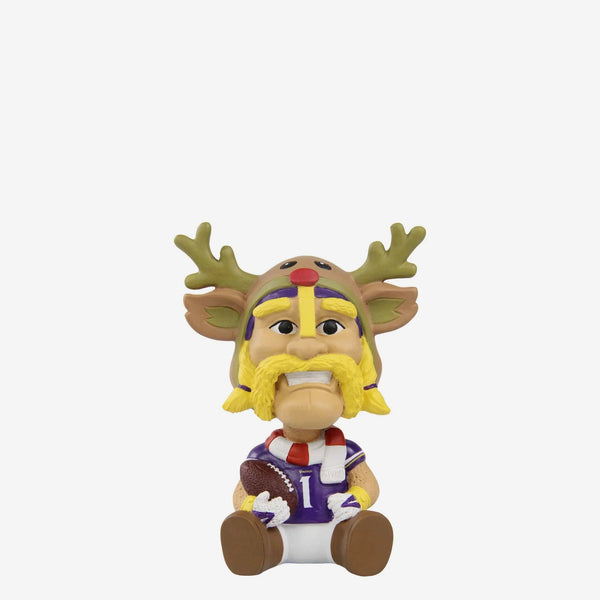 Viktor The Viking Minnesota Vikings Christmas Bobble Bro Mini Bobblehe ...
