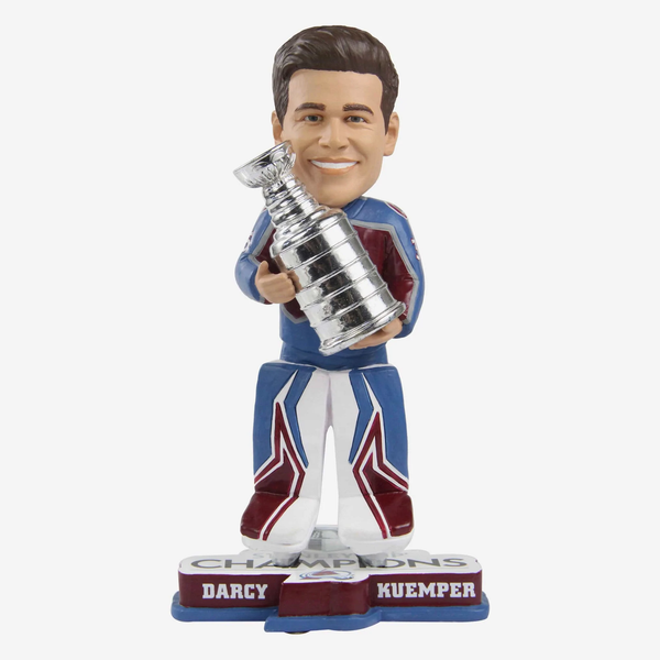 Darcy Kuemper Colorado Avalanche 2022 Stanley Cup Champions NHL Bobble ...