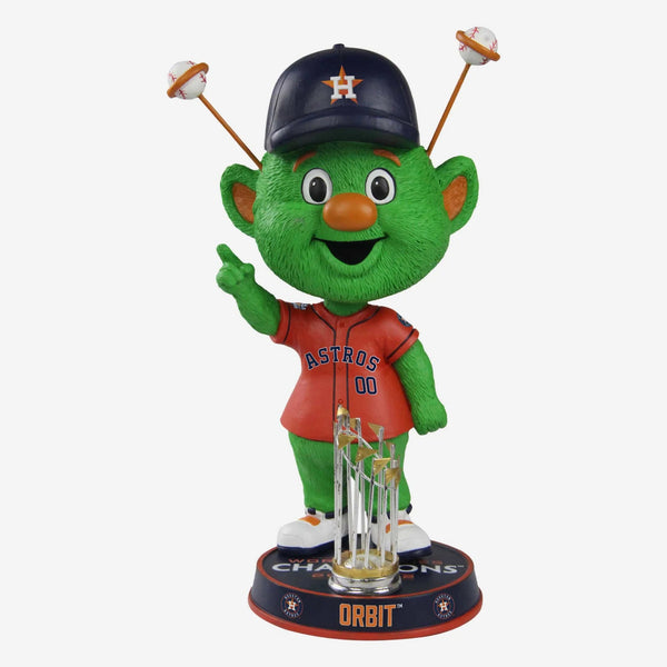 Orbit Houston Astros 2022 World Series Champions Orange Bighead Bobble ...