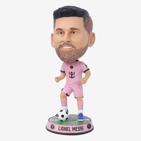 Lionel Messi Inter Miami CF Field Stripe Bighead MLS Soccer Bobblehead ...