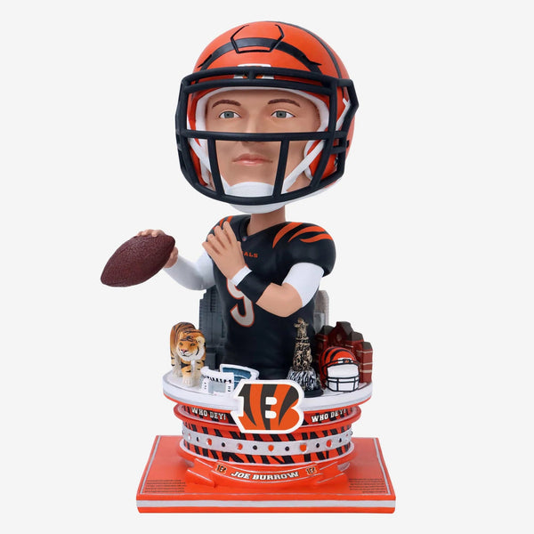 Joe Burrow Cincinnati Bengals Bust Bighead NFL Football Bobblehead ...