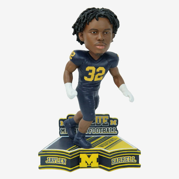 Jaylen Harrell Michigan Wolverines Football Blue Student Athlete Bobbl ...