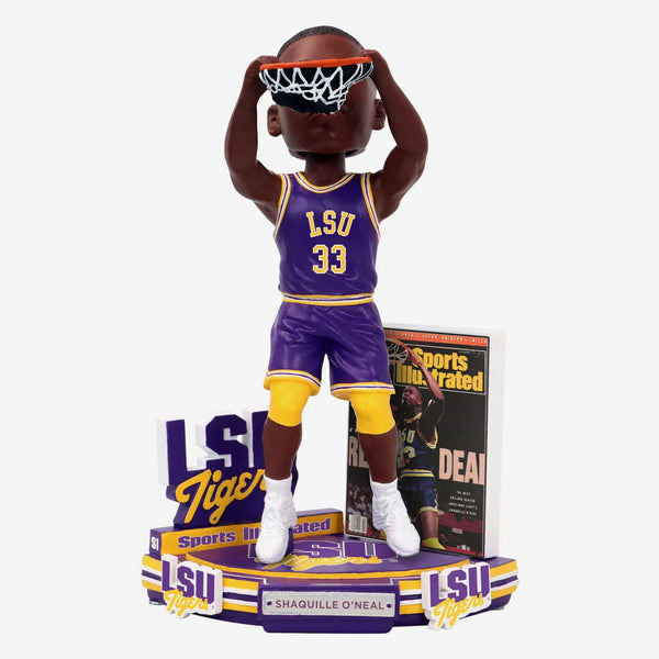 Shaquille O'Neal LSU Tigers The Real Deal Sports Illustrated Cover Bob ...