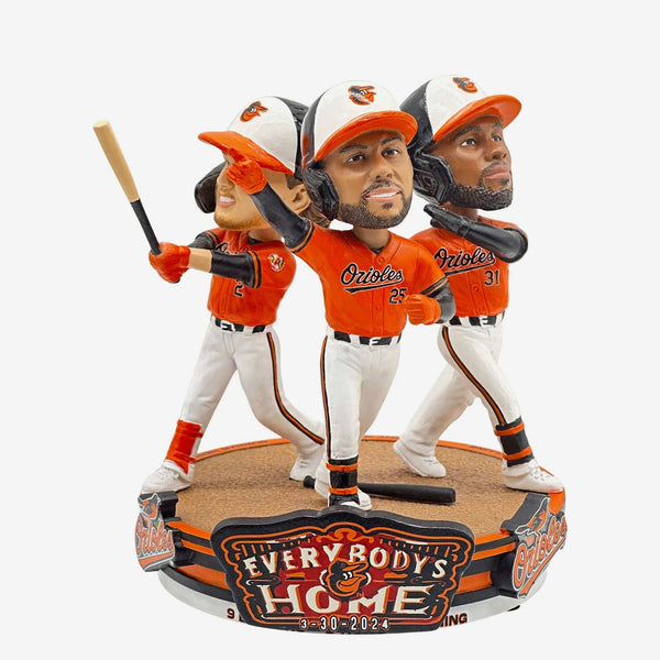 Baltimore Orioles Everybody Home Mini Bobblehead Scene MLB Bobblehead ...