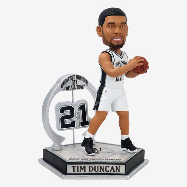 Tim Duncan San Antonio Spurs Legendary Number 21 NBA Basketball Bobble ...