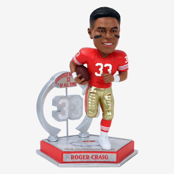 Roger Craig San Francisco 49ers Legendary Number 33 NFL Football Bobbl ...