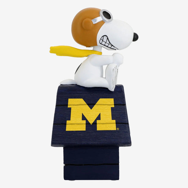 Snoopy Michigan Wolverines 2024 Peanuts Flying Ace NCAA College Bobble ...