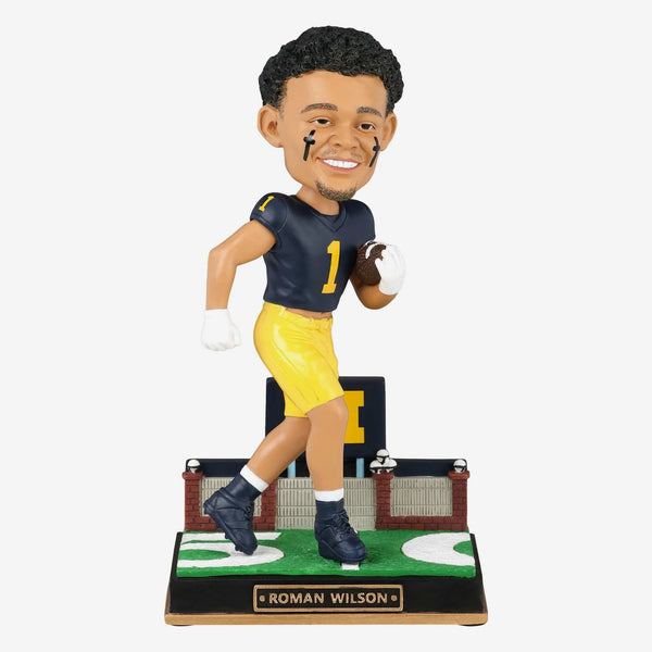 Roman Wilson Michigan Wolverines Gate Series NCAA College Bobblehead ...