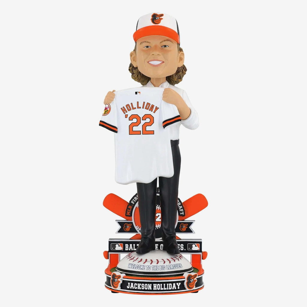 Jackson Holliday Baltimore Orioles 2022 MLB Draft Pick MLB Bobblehead ...