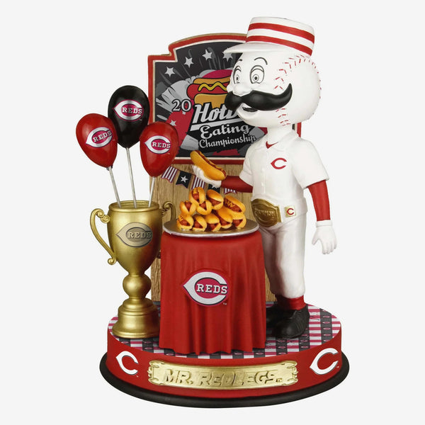 Mr. Redlegs Cincinnati Reds Hot Dog Eating Contest MLB Bobblehead ...