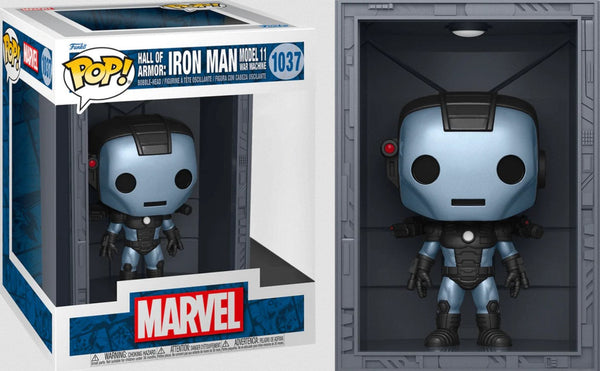 Mk11 War Machine Funko Pop! Deluxe Marvel Hall Of Armor Vinyl Bobblehe ...