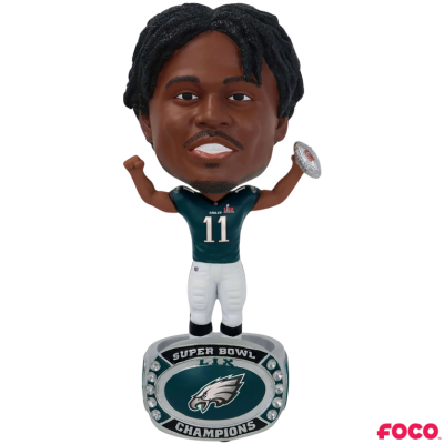 Philadelphia Eagles Super Bowl LIX Champions Ring Base Bighead Bobbleh ...