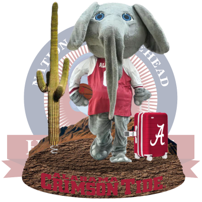 Alabama Crimson Tide Big Al Heading to Phoenix Bobblehead (Presale ...