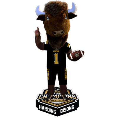 Harding Bisons Buff the Bison Mascot 2023 Division II Football Nationa ...