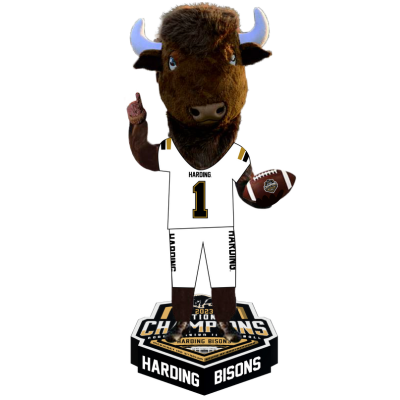 Harding Bisons Buff the Bison Mascot 2023 Division II Football Nationa ...