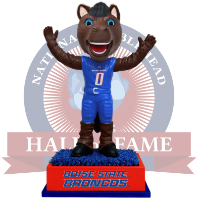 Buster Bronco Boise State Broncos Mascot Blue Turf Bobblehead ...