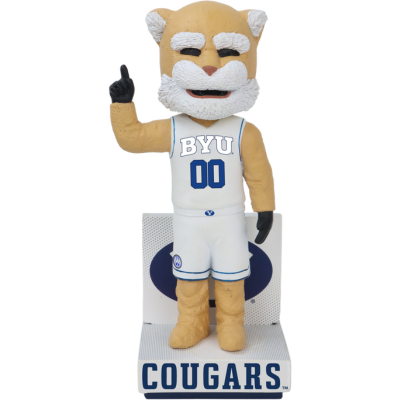 Cosmo the Cougar BYU Cougars Mascot Basketball Jersey Bobbleheads ...