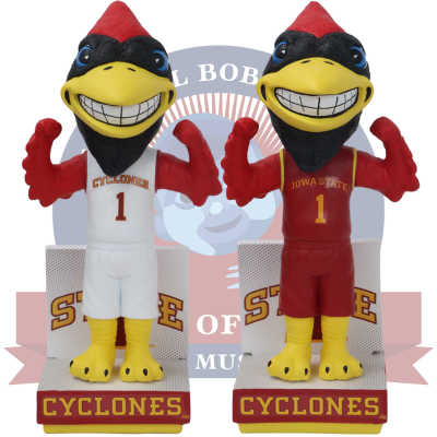 Cy the Cardinal Iowa State Cyclones Mascot Basketball Jersey Bobblehea ...