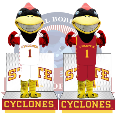 Cy the Cardinal Iowa State Cyclones Mascot Basketball Jersey Bobblehea ...