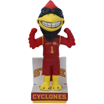 Cy the Cardinal Iowa State Cyclones Mascot Basketball Jersey Bobblehea ...