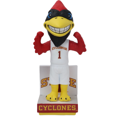 Cy the Cardinal Iowa State Cyclones Mascot Basketball Jersey Bobblehea ...