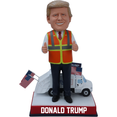 Donald Trump Garbage Truck Bobblehead – National Bobblehead HOF Store