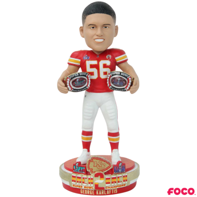 Kansas City Chiefs Super Bowl LVIII 58 Champions Bobbleheads – National ...