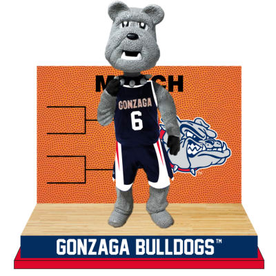 Gonzaga Bulldogs Basketball Spike the Bulldog Dancing in March Bobbleh ...