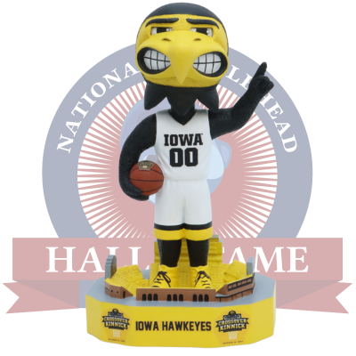Crossover at Kinnick Iowa Hawkeyes Herky the Hawk Mascot Bobblehead ...