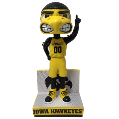 Herky the Hawk Iowa Hawkeyes Mascot Bobbleheads – National Bobblehead ...