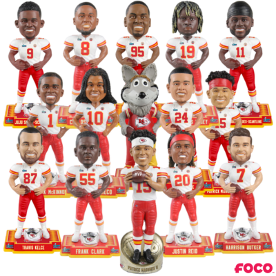 Kansas City Chiefs Super Bowl LVII 57 Champions Bobbleheads – National ...