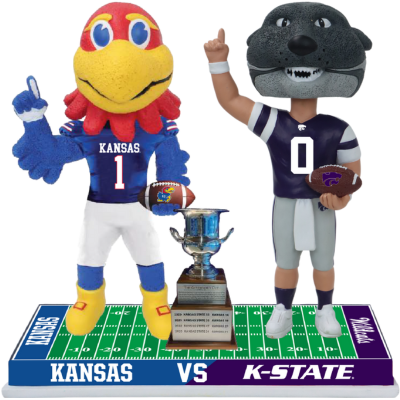 Kansas vs. Kansas State Football Rivalry Bobblehead (Presale ...