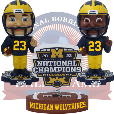 Michigan Wolverines 2023 National Champions Bobbleheads – National ...