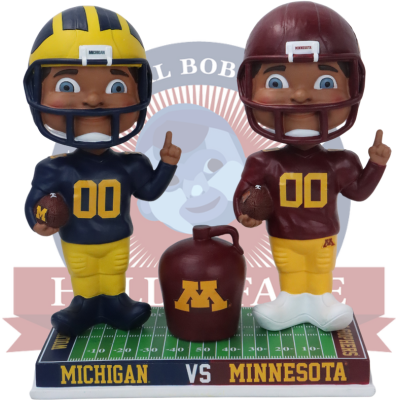 Michigan vs. Minnesota Football Rivalry Bobblehead (Presale) – National ...