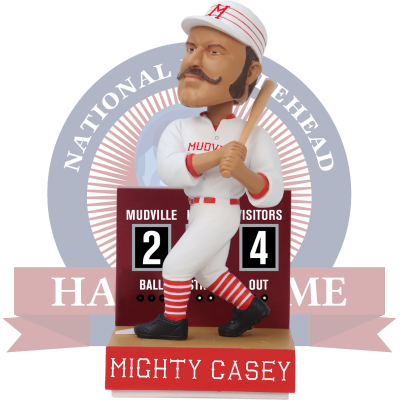 Mighty Casey Talking Bobblehead (Presale) – National Bobblehead HOF Store