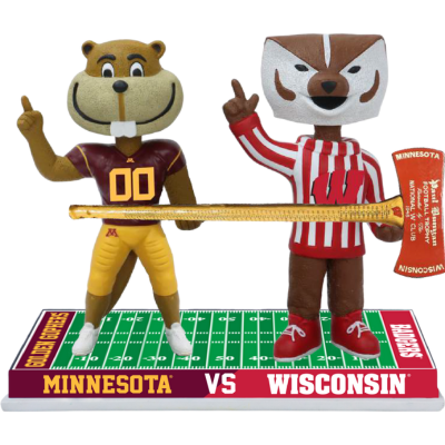 Minnesota vs. Wisconsin Football Rivalry Bobblehead (Presale ...