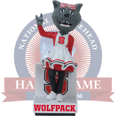Ms. Wuf NC State Wolfpack Mascot Bobblehead – National Bobblehead HOF Store