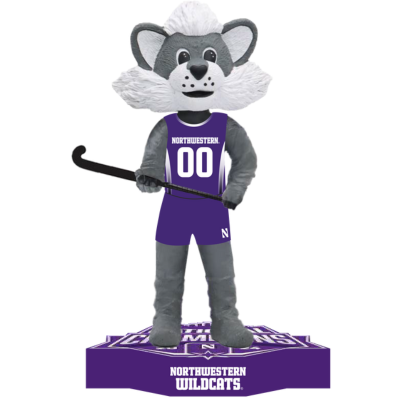 Willie the Wildcat Northwestern Wildcats Mascot 2024 Field Hockey Nati ...