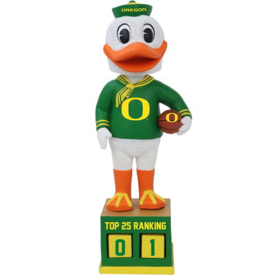 Oregon Ducks Basketball Top 25 Ranking Tracker Bobblehead (Presale ...