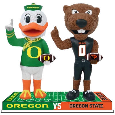 Oregon vs. Oregon State Football Rivalry Bobblehead (Presale ...