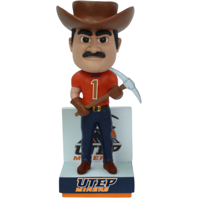 Paydirt Pete UTEP Miners Mascot Bobblehead (Presale) – National ...