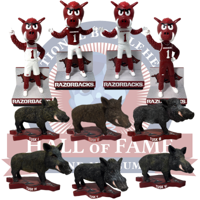 Arkansas Razorbacks Mascot Bobbleheads – National Bobblehead HOF Store