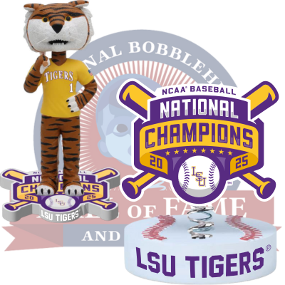 LSU Tigers 2025 Men's College World Series National Champions Bobblehe ...