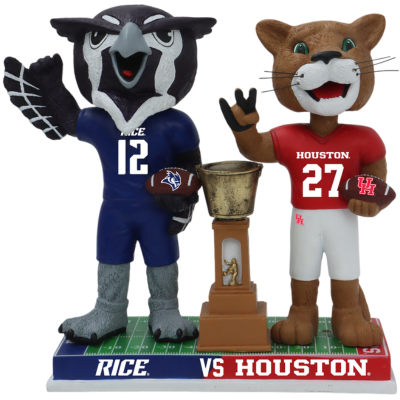 Rice vs. Houston Football Rivalry Bobblehead – National Bobblehead HOF ...