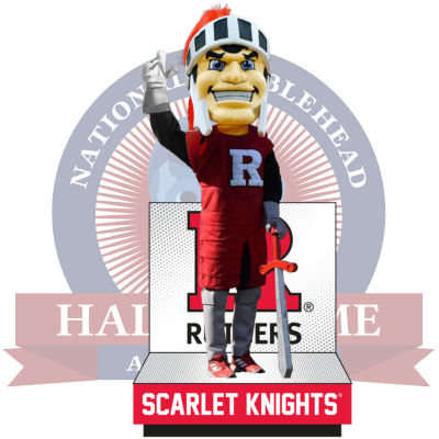 Sir Henry Rutgers Scarlet Knights Mascot Bobblehead (Presale ...