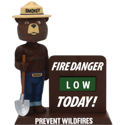 Smokey Bear Fire Danger Blocks Bobblehead – National Bobblehead HOF Store