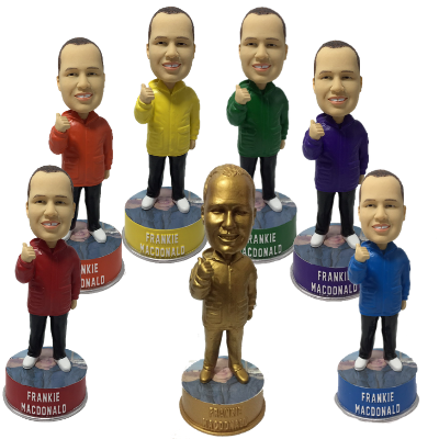 Frankie MacDonald Talking Bobbleheads – National Bobblehead HOF Store